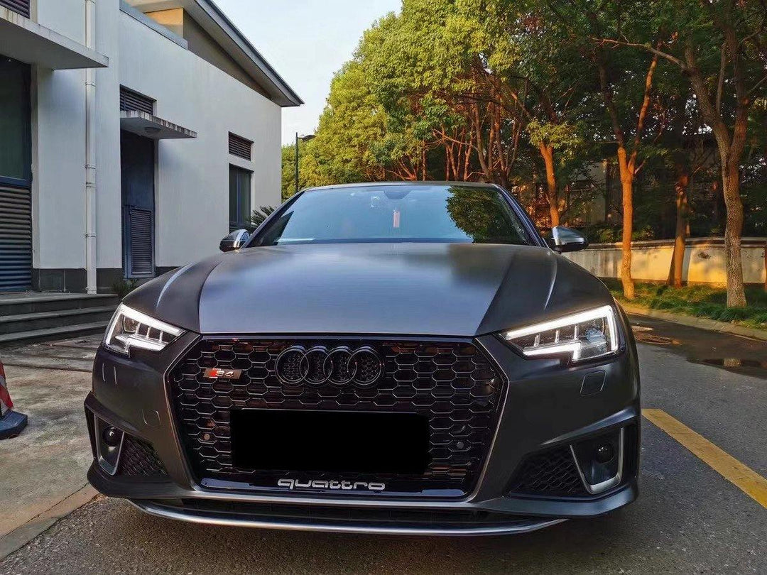 RS Honeycomb Front Grille for 2017-2019 Audi A4/S4/RS4 B9 Models ...