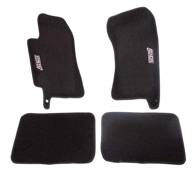 NRG Floor Mats - 04-07 Subaru WRX STI (STi Logo) - 4pc. – carmaspeed